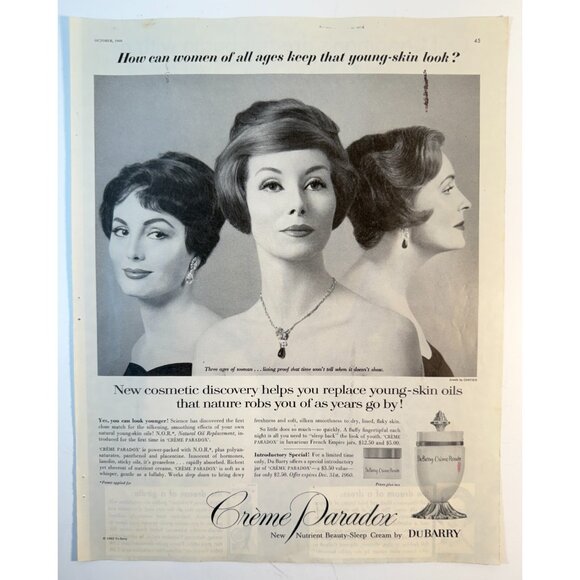 Skincare | Vintage 196 Du Barry Creme Paradox Skincare Beauty ...